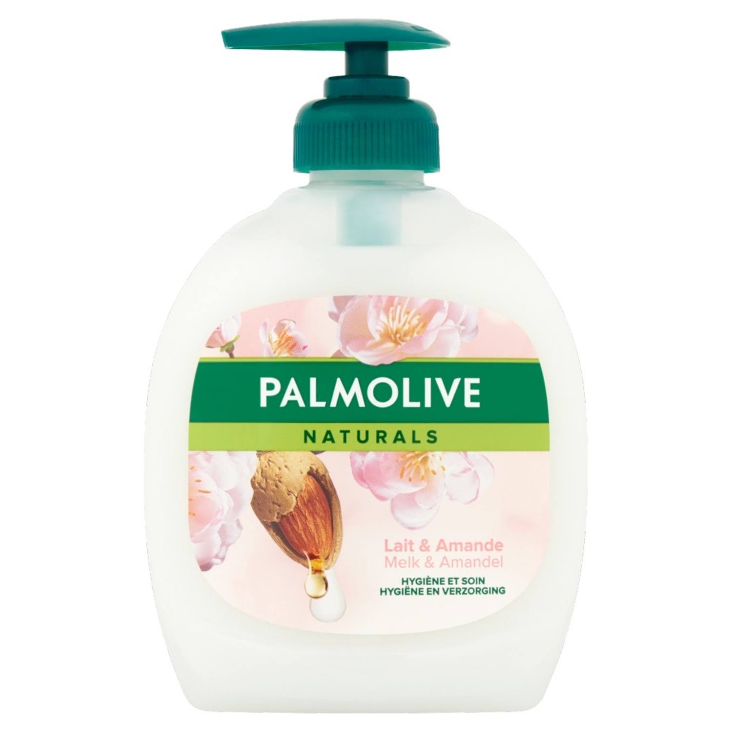 Handzeep palmolive met amandel geur,pompje, 6x300 ml | Gastro2Day