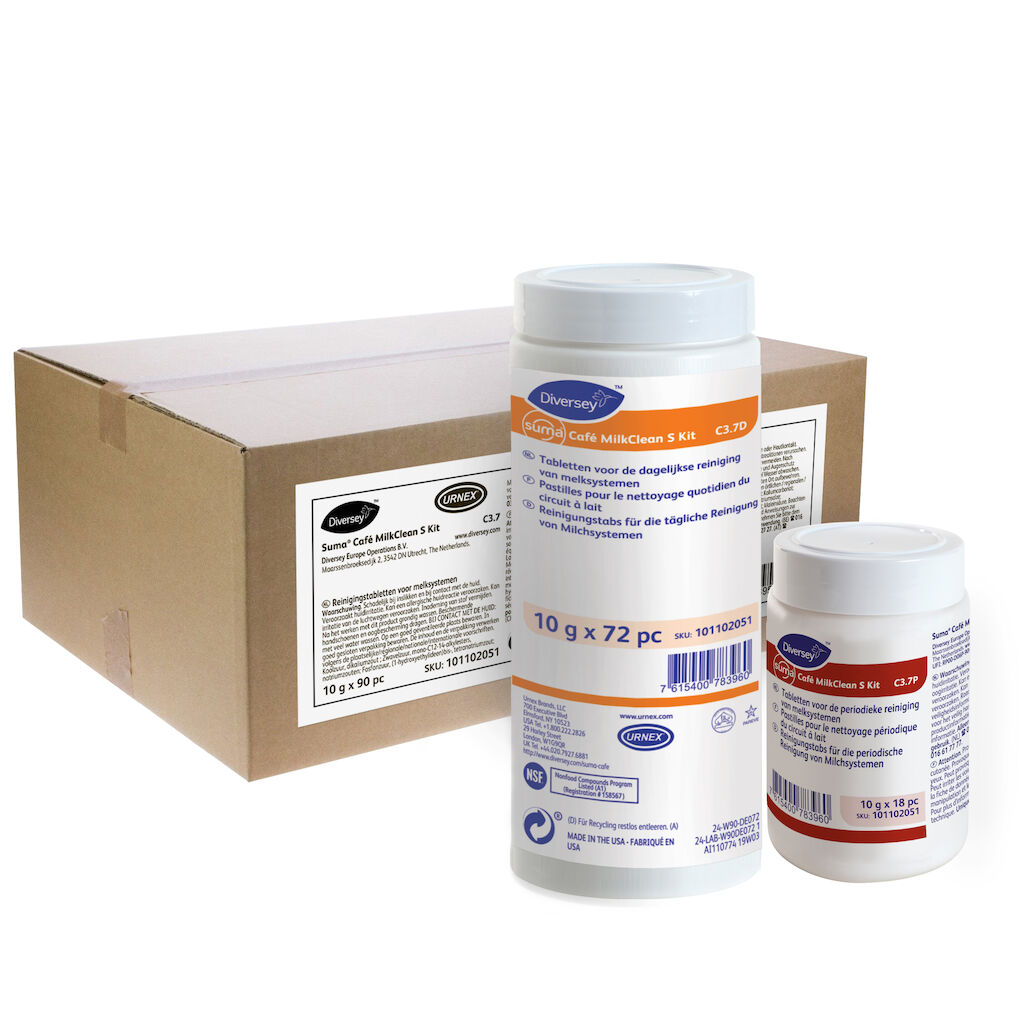 Diversey Suma | Suma Café MilkClean S Kit C3.7 90st - Tabletten voor de